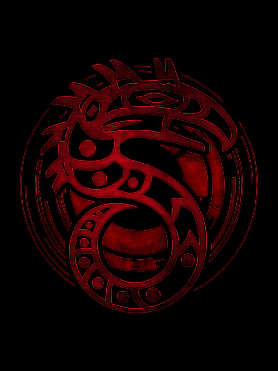 clothinx Damen T-Shirt Shadowrun Emblem | Clothinx